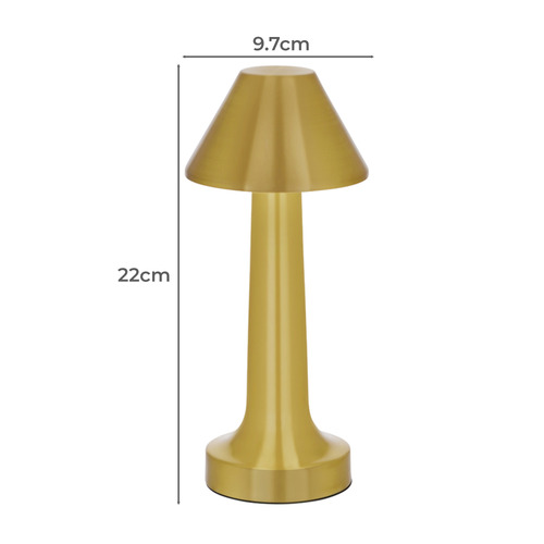 22cm Helena Portable LED Table Lamp | Temple & Webster