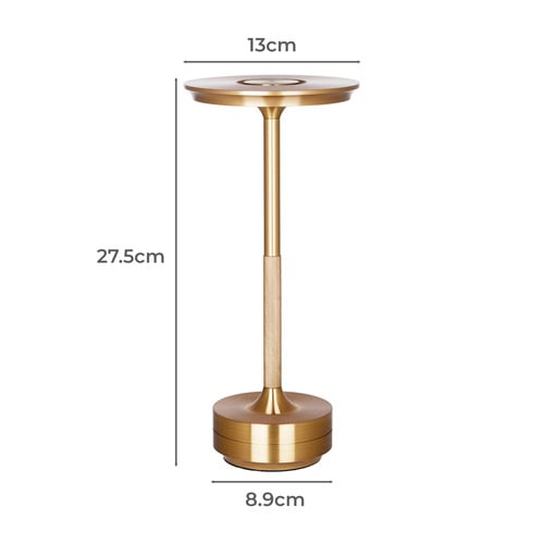 Tablekraft 27.5cm Stella Portable LED Table Lamp | Temple & Webster