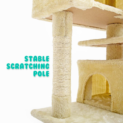 Letitia Lane 130cm Xander Cat Scratching Tree | Temple & Webster