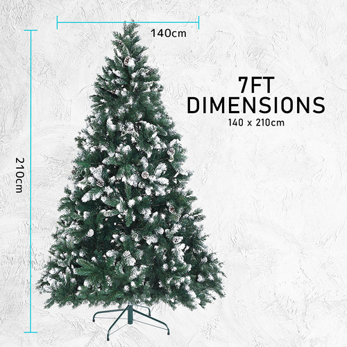Letitia Lane 210cm Snowy Christmas Tree | Temple & Webster Letitia Lane 210cm Snowy Christmas Tree | Temple & Webster