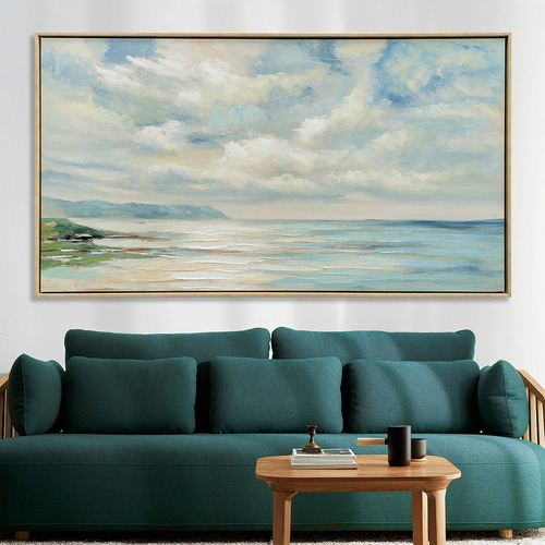 Sea-Clusion Framed Canvas Wall Art | Temple & Webster
