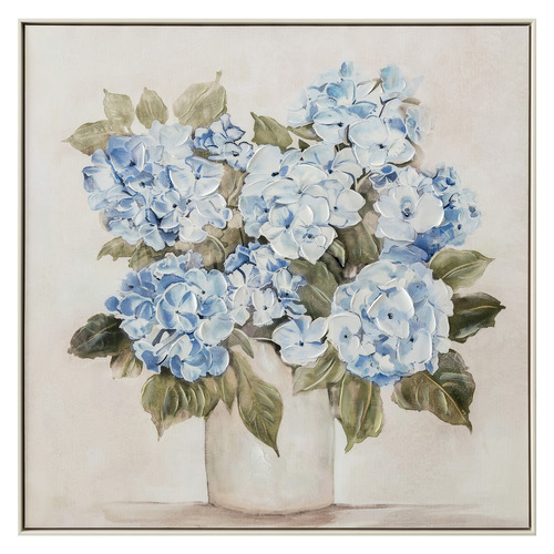 Hydrangea-lujah Framed Canvas Wall Art | Temple & Webster