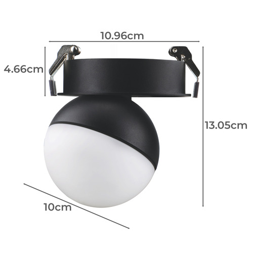 Onska Opal Fascia LED Recessed Ceiling Light | Temple & Webster