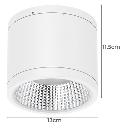 Varsam Round 25W LED Fixed Downlight | Temple & Webster