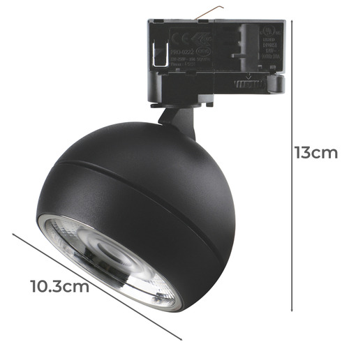 Onska Flood Fascia LED Track Light | Temple & Webster