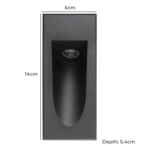 Isabella Rectangular LED Step Light | Temple & Webster