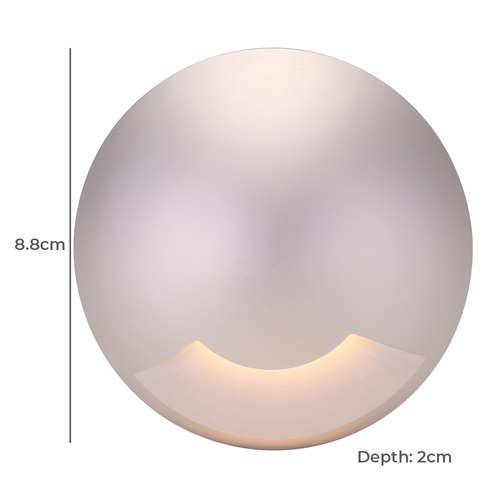 Hamza Aluminium Round Inground Light Cover | Temple & Webster