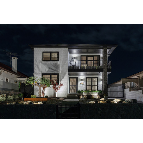 Peter Round Up/Down Outdoor Wall Light | Temple & Webster