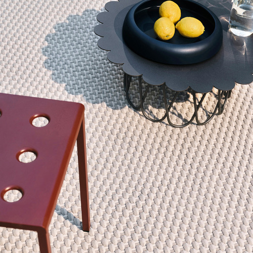 Sage & Grey Lace Hand-Hooked Indoor/Outdoor Rug | Temple & Webster