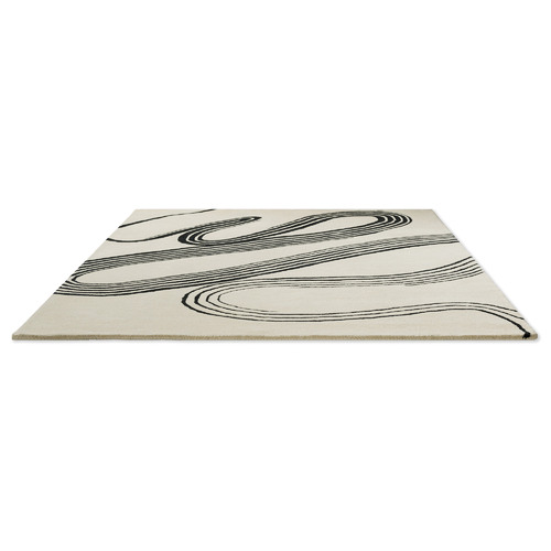 Sand Flow Hand-Tufted Pure New Wool Rug | Temple & Webster