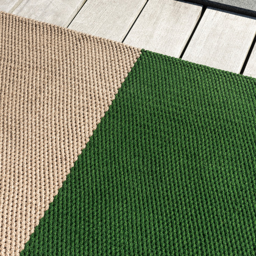 Spring Green Deck Hand-Woven Indoor/Outdoor Rug | Temple & Webster