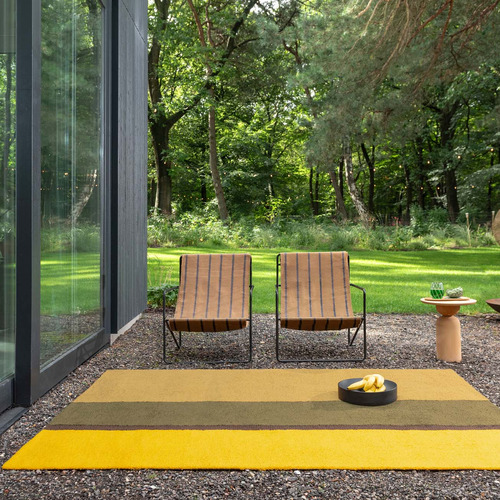 Yellow & Green Habitat Festival Outdoor Rug | Temple & Webster
