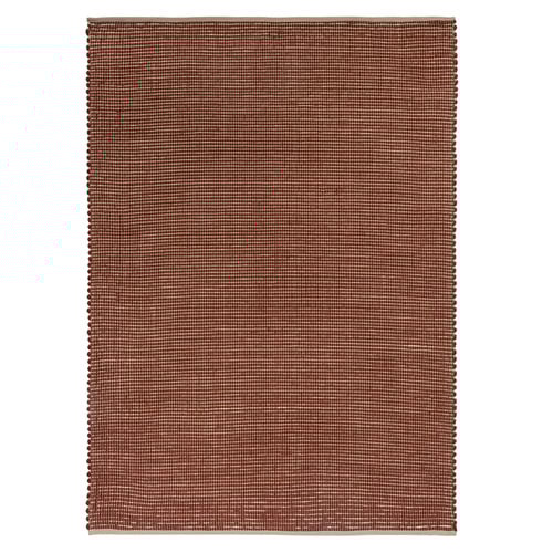 Brick Frame Hand-Woven Wool & Jute Rug | Temple & Webster