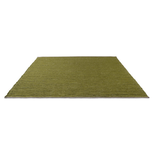 Leaf Frame Hand-Woven Wool & Jute Rug | Temple & Webster