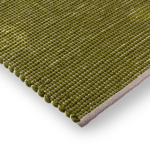Leaf Frame Hand-Woven Wool & Jute Rug | Temple & Webster