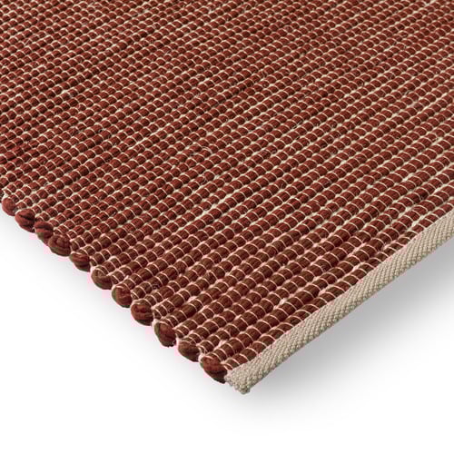 Brick Frame Hand-Woven Wool & Jute Rug | Temple & Webster