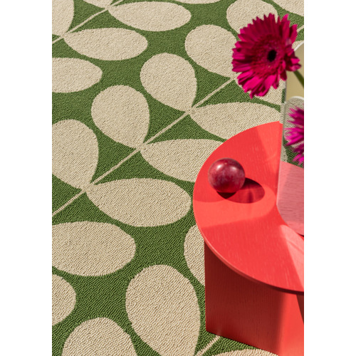 Orla Kiely Basil Stem Hand-Hooked Indoor/Outdoor Rug | Temple & Webster