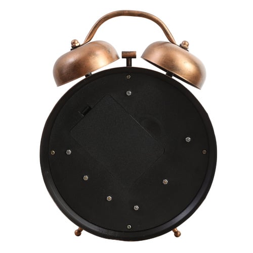 TemporalLiving&Decor Champs Elysees Metal Table Clock | Temple & Webster