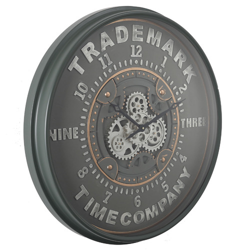 80cm Dark Green Wall Clock | Temple & Webster