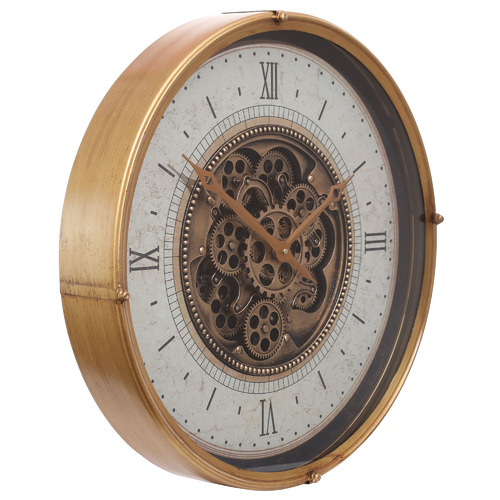 TemporalLiving&Decor 60cm Gold Wall Clock | Temple & Webster