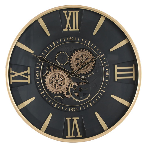 TemporalLiving&Decor 60cm Colorado Metal Wall Clock | Temple & Webster