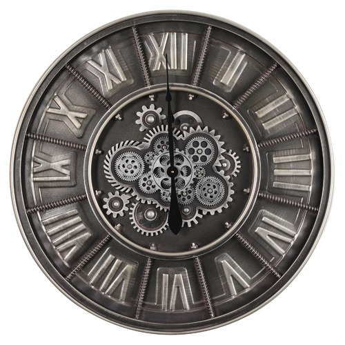 80cm Hensley Metal Wall Clock | Temple & Webster
