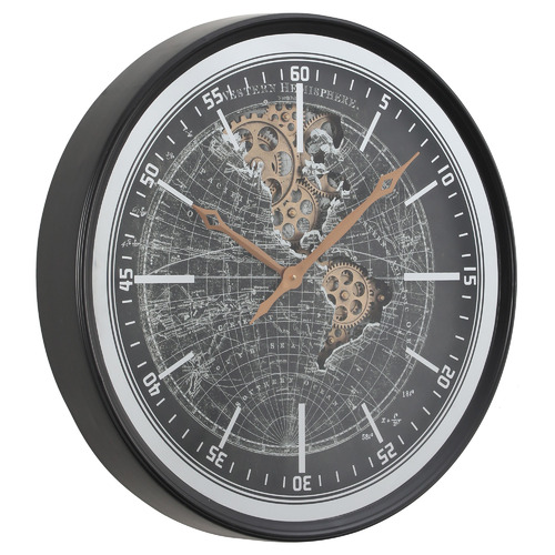 60cm Western Hemisphere Wall Clock | Temple & Webster
