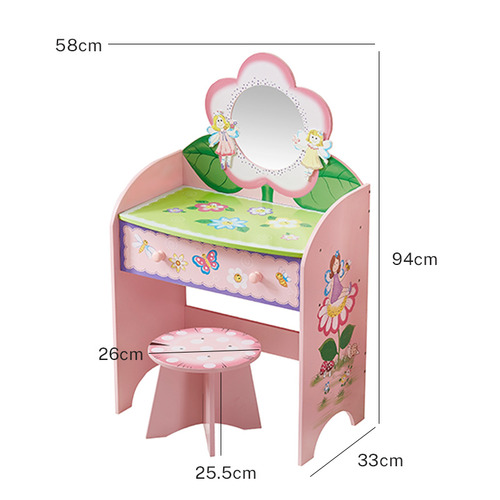 Project Kindy Furniture Fairyland Dressing Table with Stool | Temple ...