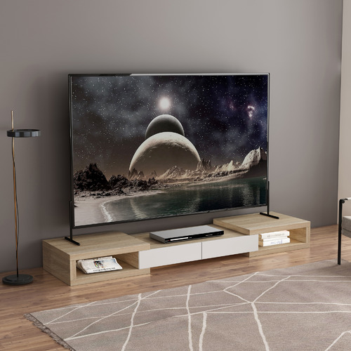 Monument Furniture 250cm Split Expandable TV Unit | Temple & Webster
