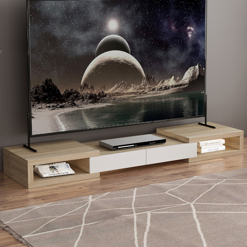 Monument Furniture 250cm Split Expandable TV Unit | Temple & Webster
