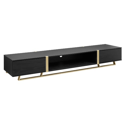Monument Furniture Athena 2 Drawer TV Unit | Temple & Webster