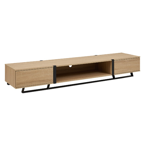 Monument Furniture Athena 2 Drawer TV Unit | Temple & Webster