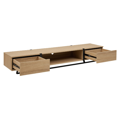 Monument Furniture Athena 2 Drawer TV Unit | Temple & Webster