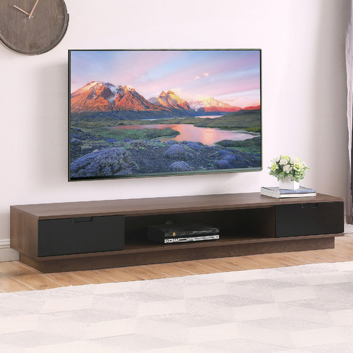 Monument Furniture Conrad 2 Drawer TV Unit | Temple & Webster