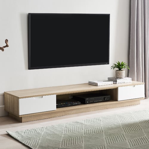 Monument Furniture Conrad 2 Drawer TV Unit | Temple & Webster