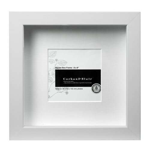 Corban & Blair 4 x 4" Box Photo Frame | Temple & Webster