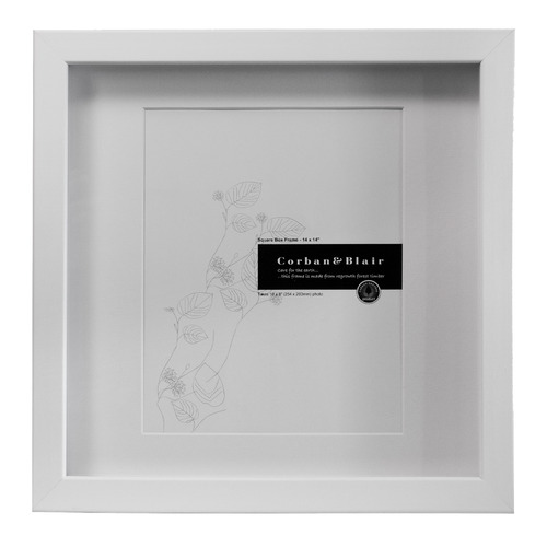 Corban & Blair 8 x 10" Square Box Photo Frame | Temple & Webster
