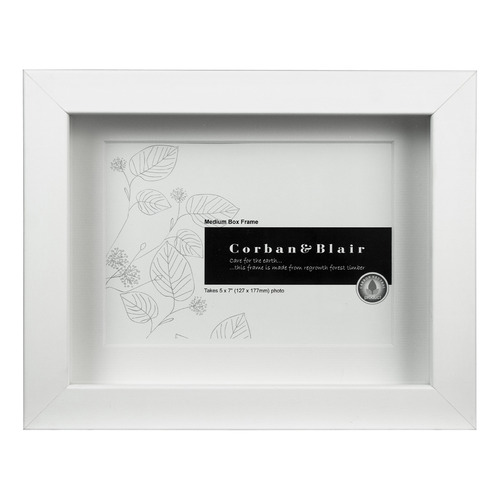 Corban & Blair 5 x 7" Box Photo Frame | Temple & Webster