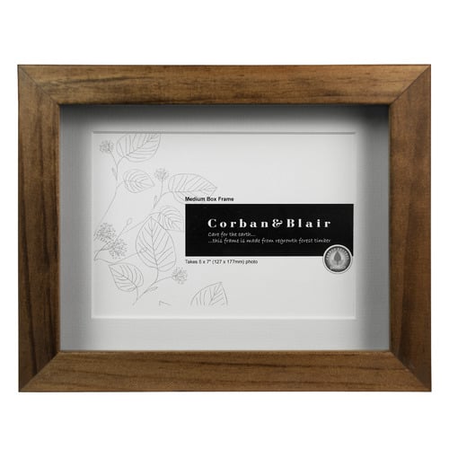 Corban & Blair 5 x 7" Box Photo Frame | Temple & Webster