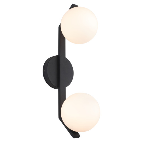 ExtravagantLighting Reno Frosted Glass 2-Light Wall Light | Temple ...