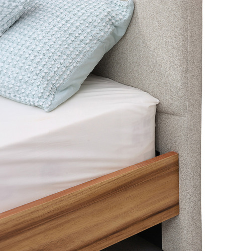 Ameera Blackwood Queen Bed Frame | Temple & Webster