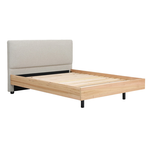 Evergreen Home Ameera Messmate Wood Queen Bed Frame | Temple & Webster