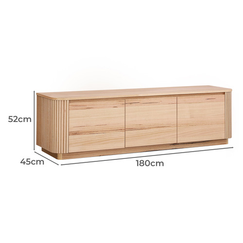 Evergreen Home Abberline 3 Door TV Unit | Temple & Webster