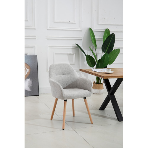 HomestarFurniture Grey Corbin Dining Chairs | Temple & Webster