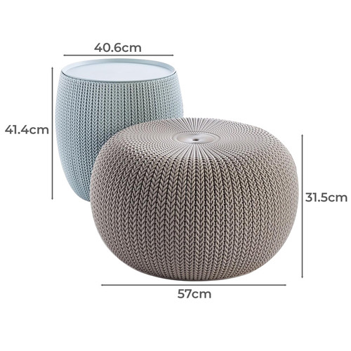 2 Seater Urban Balcony Lounge Set | Temple & Webster