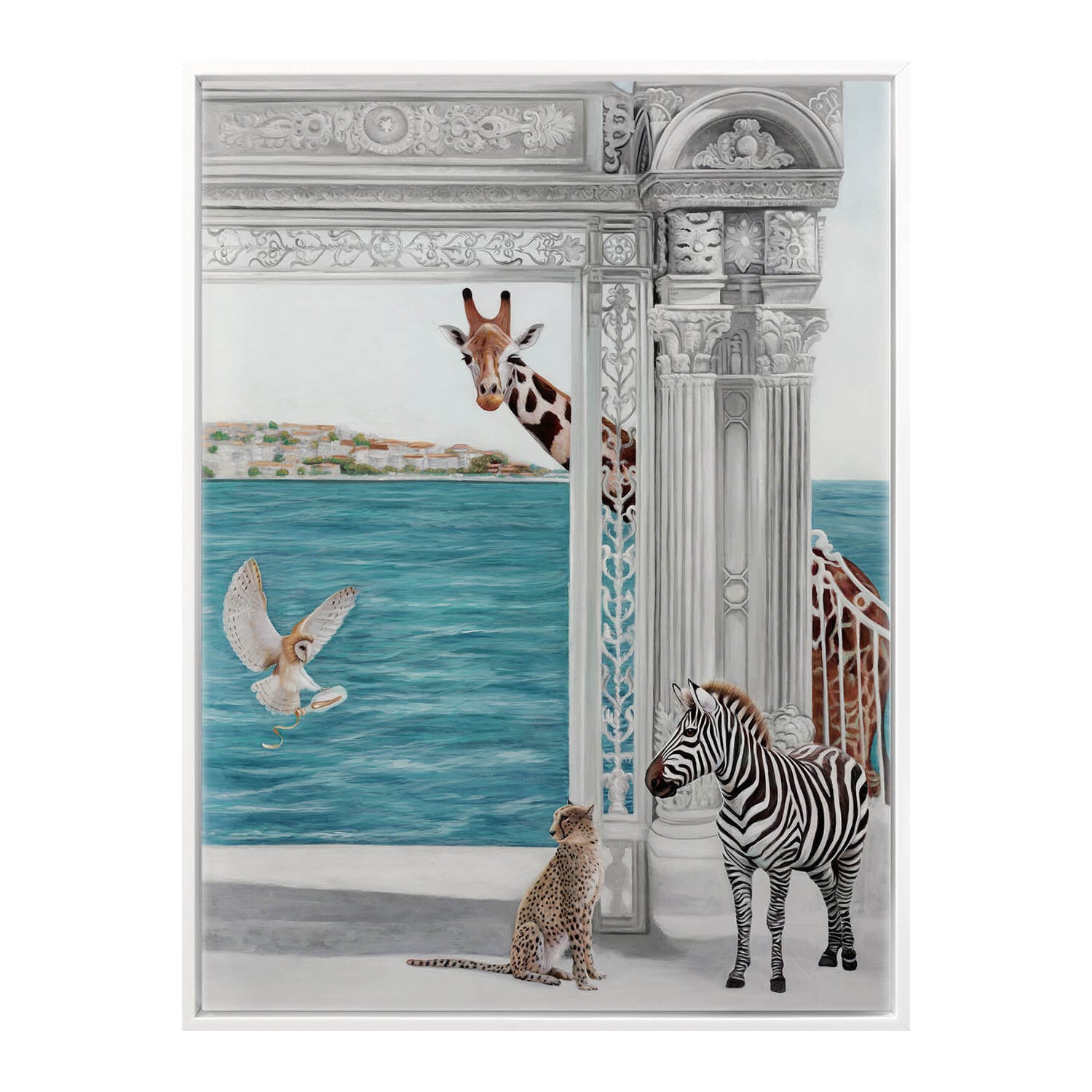 Alcove Studio The Message Canvas Wall Art | Temple & Webster