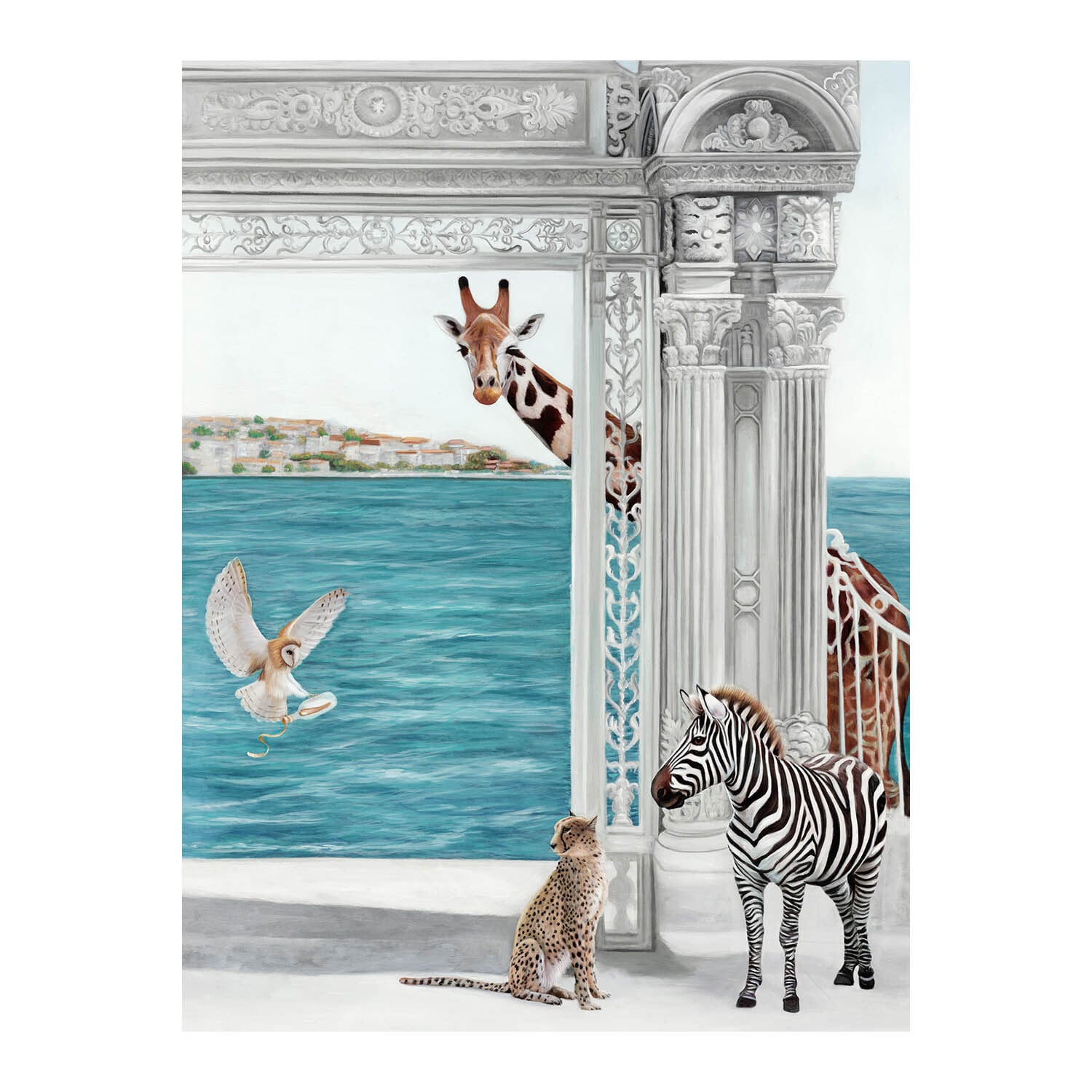 Alcove Studio The Message Canvas Wall Art | Temple & Webster