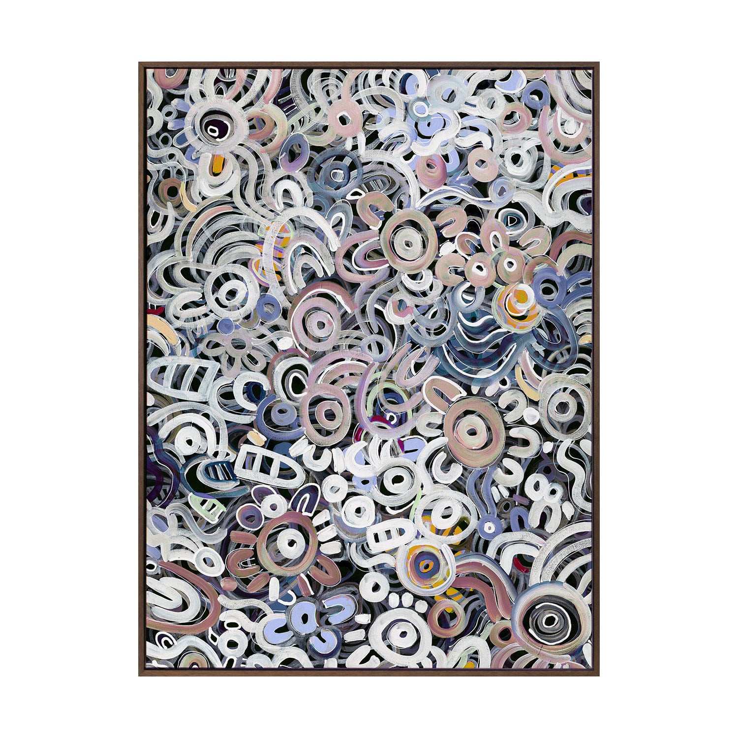 Connectedness Blue Canvas Wall Art | Temple & Webster