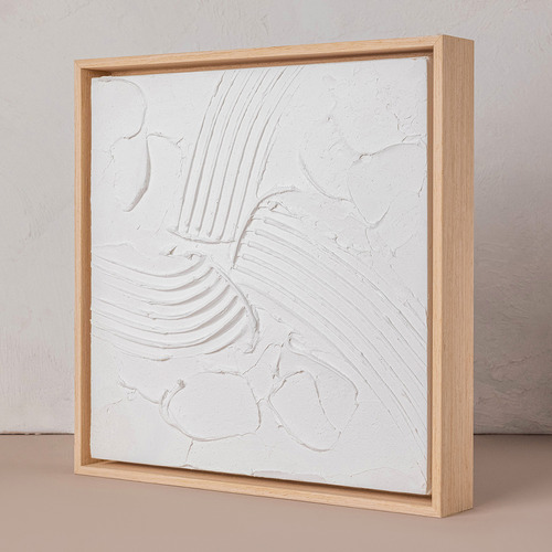 Alcove Studio White Framed Canvas Wall Art | Temple & Webster