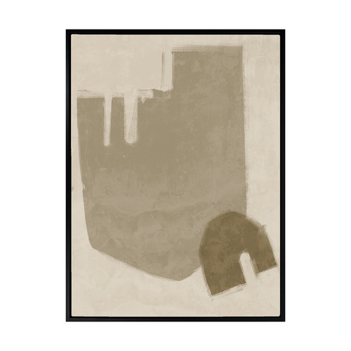 Light Brown Blase Printed Wall Art | Temple & Webster